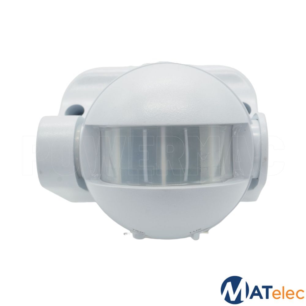 180 Degree PIR Motion Sensor Wall Mount Round White Matelec 180 Degree PIR Motion Sensor Wall Mount Round White Matelec