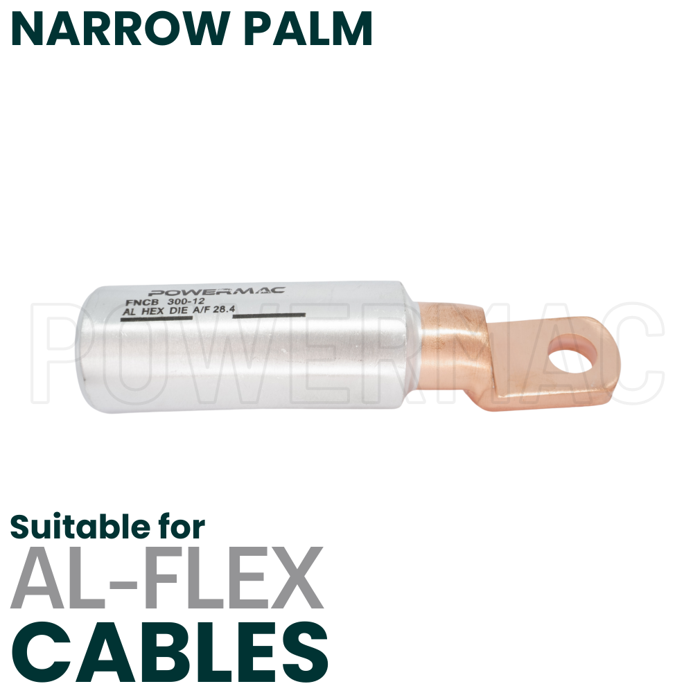 300mm Flexible Bi-metal Narrow Palm Circuit Breaker Lug | Powermac ...