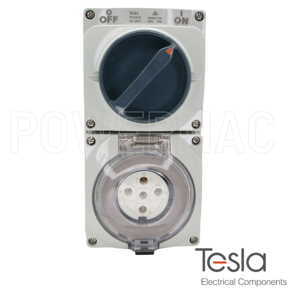 COMBINATION SWITCHED OUTLET 5PIN 20A-50A ROUND