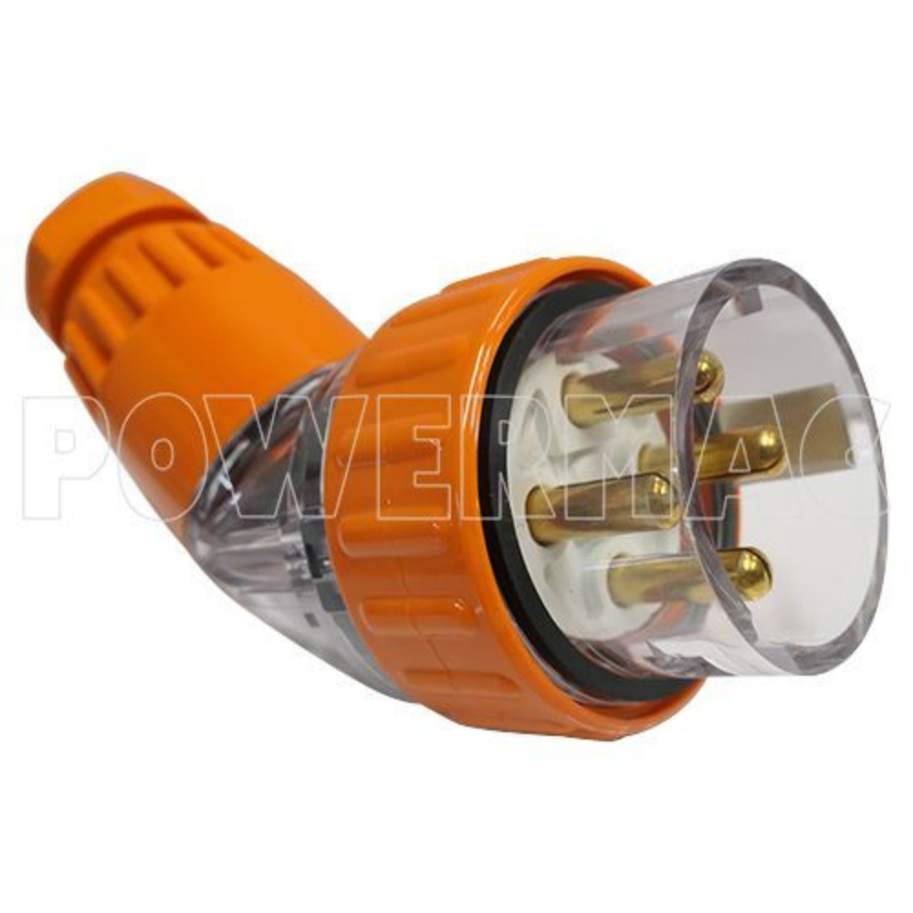 PLUG ANGLED 4 PIN 20A-32A ROUND