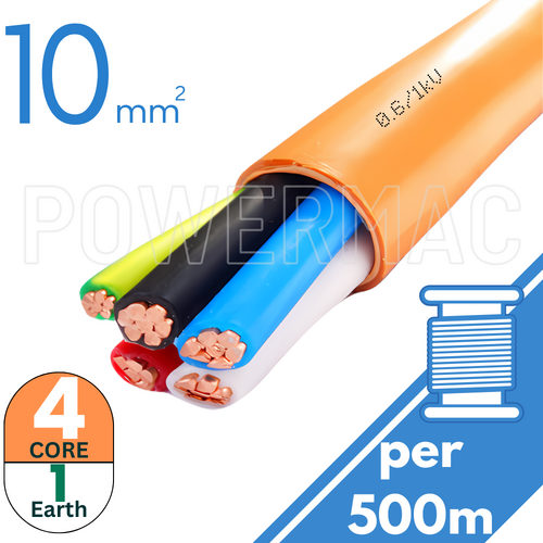 35MM 4C+E 0.6/1KV XLPE/PVC O/CIRC - Various Cable Brands